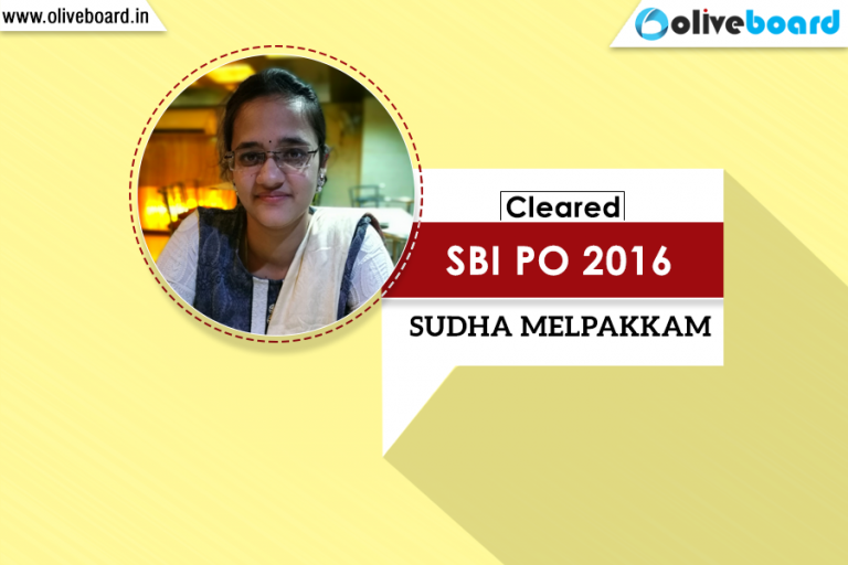 Sudha Melpakkam | SBI PO 2016 | Success Stories