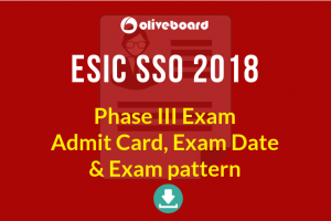 ESIC SSO Phase 3 Admit Card Released - Direct Link here to Download
