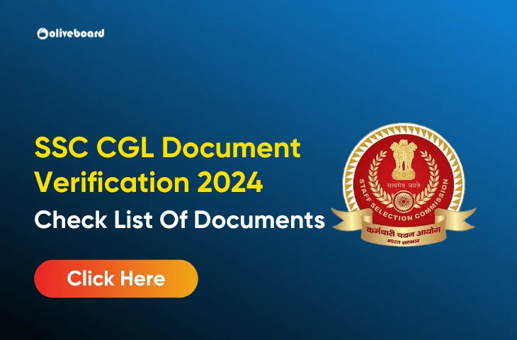 SSC CGL Document Verification 2024, List Of Documents