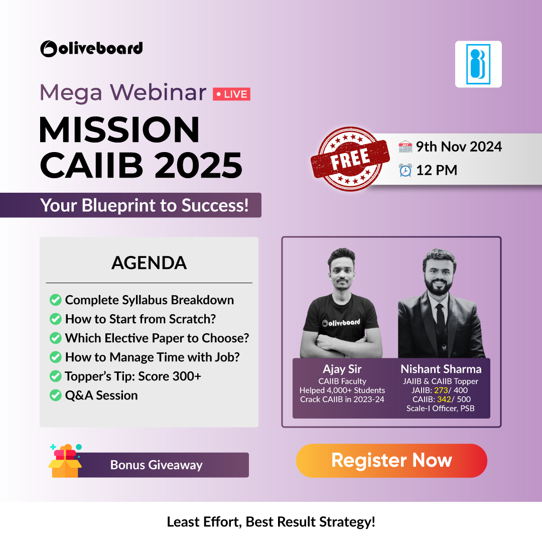 CAIIB Registration Started for 2022! Apply Online Here